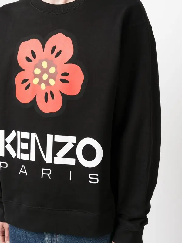 Kenzo Poppy Cotton Sweatshirt