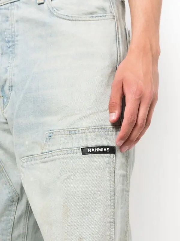 NAHMIAS Straight-leg Panelled Jeans