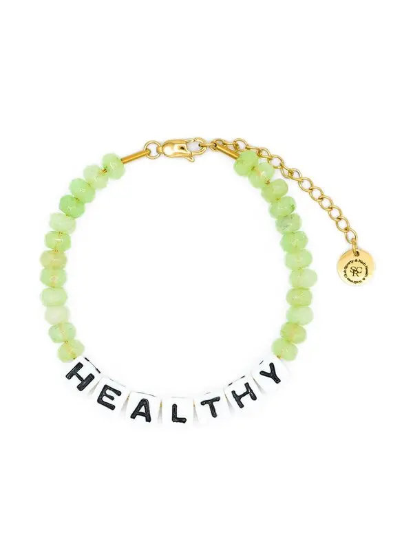 SPORTY & RICH Beaded Bracelet - Green