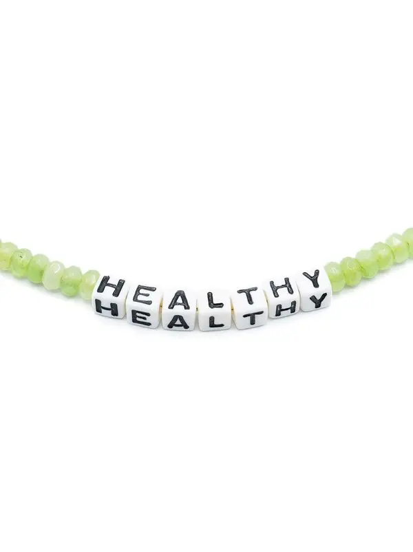 Sporty & Rich Beaded Bracelet - Green