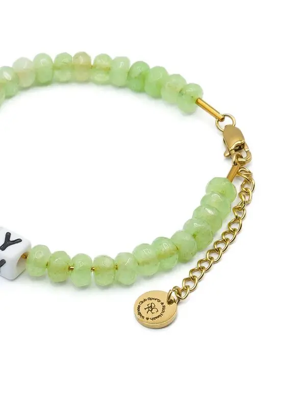 Sporty & Rich Beaded Bracelet - Green