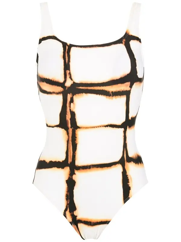 LENNY NIEMEYER Square Neck Swimsuit - Neutrals