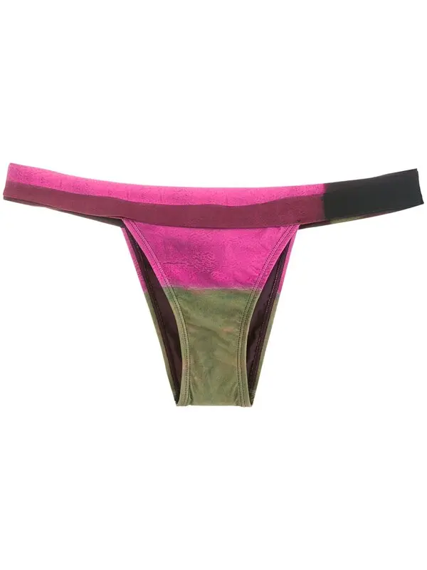 LENNY NIEMEYER Rothko-print Bikini Bottom - Pink