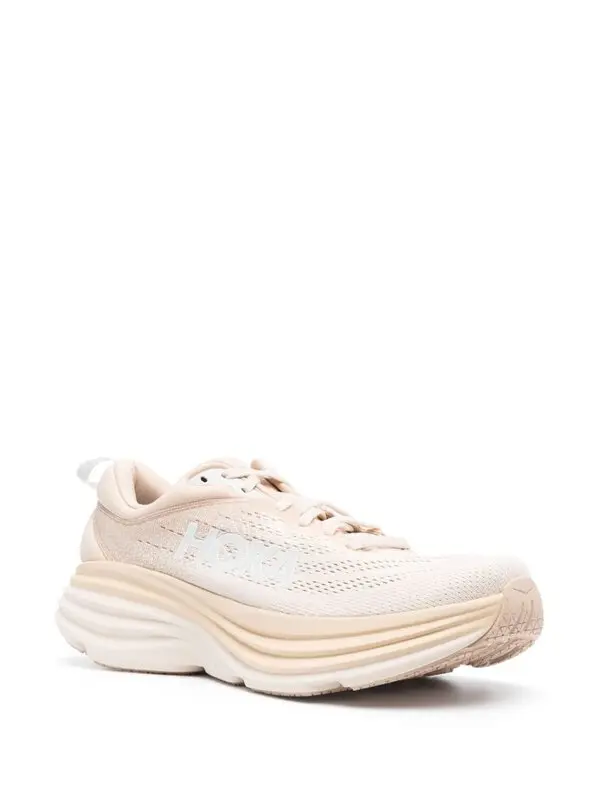 HOKA® Bondi Lace-up Sneakers - Neutrals