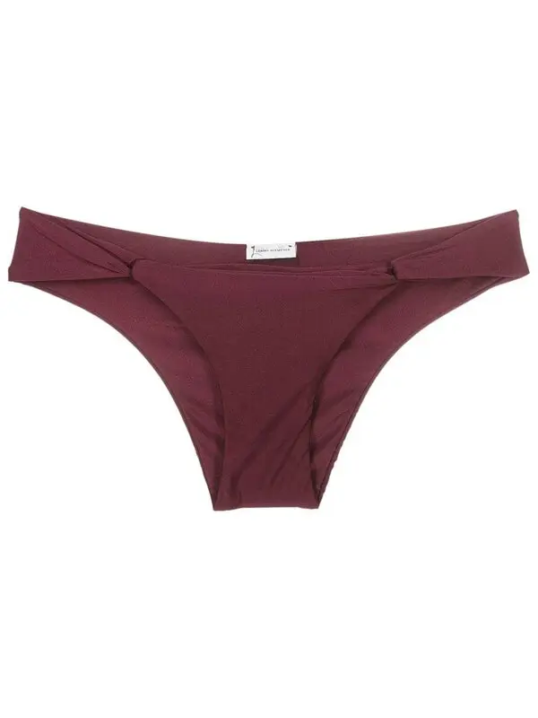 LENNY NIEMEYER Loop Twist-detail Bikini Bottoms - Red