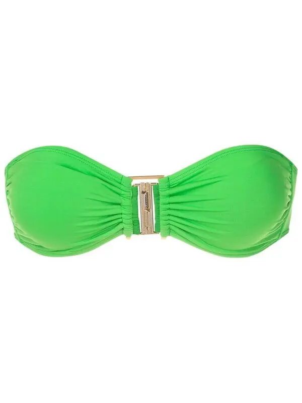LENNY NIEMEYER U-bar Bandeau Bikini Top - Green