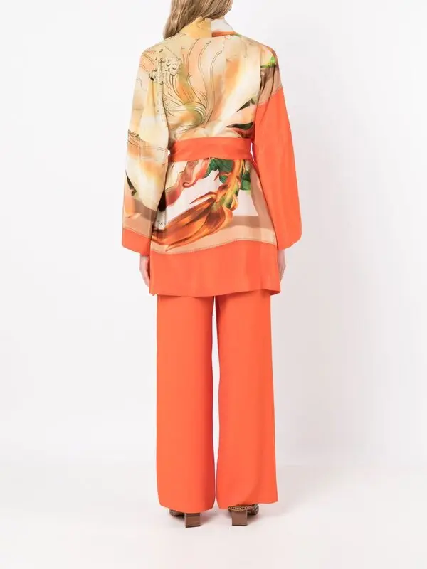LENNY NIEMEYER Printed Belted Kimono