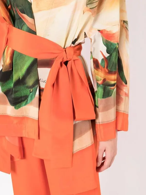 LENNY NIEMEYER Printed Belted Kimono