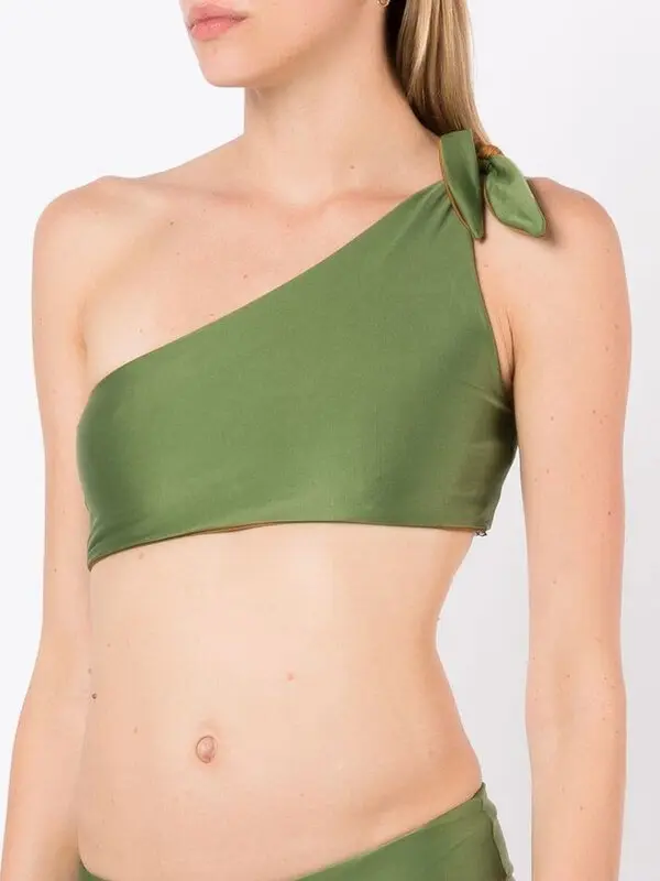 LENNY NIEMEYER Reversible One-shoulder Bikini Top