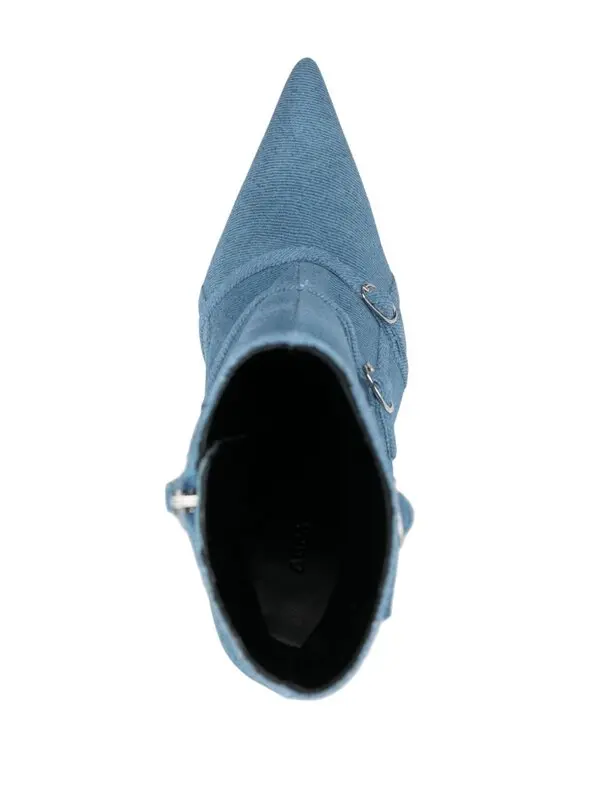 ABRA 120mm Denim Ankle Boots