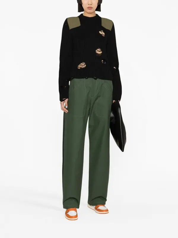 MAISON MARGIELA Distressed Ribbed Jumper