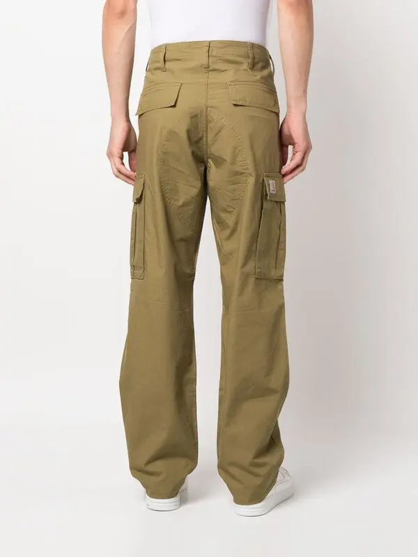 Carhartt Work In Progress Straight-leg Cargo Trousers - Green