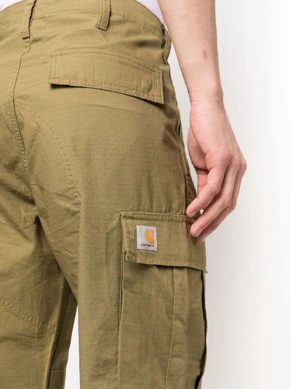 Carhartt Work In Progress Straight-leg Cargo Trousers - Green