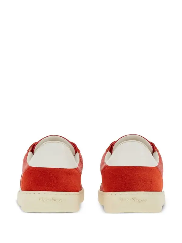 FERRAGAMO Logo-debossed Low-top Sneakers