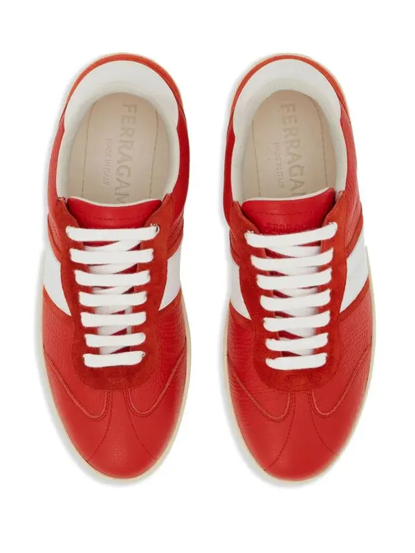 FERRAGAMO Logo-debossed Low-top Sneakers