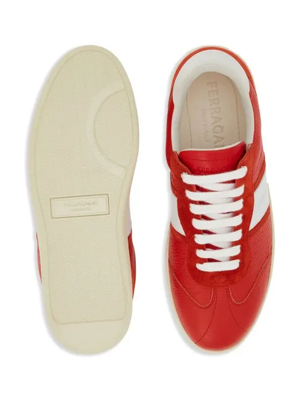 FERRAGAMO Logo-debossed Low-top Sneakers