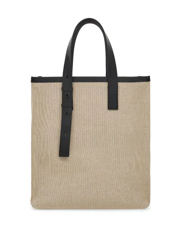 FERRAGAMO Embossed-logo Leather Tote Bag