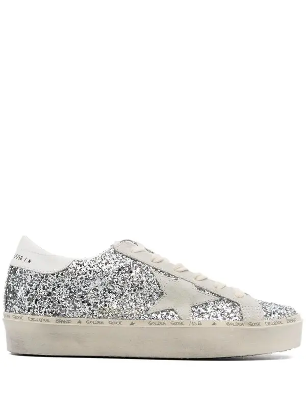 GOLDEN GOOSE Hi-star Glitter Sneakers