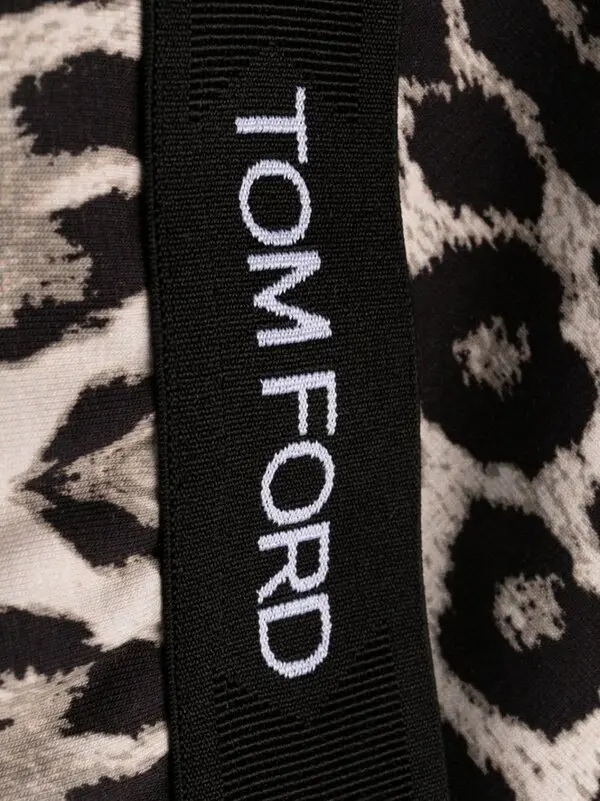 TOM FORD Animal-print Stretch-cotton Boxers