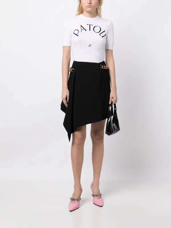 PATOU Logo Jacquard Knit Top