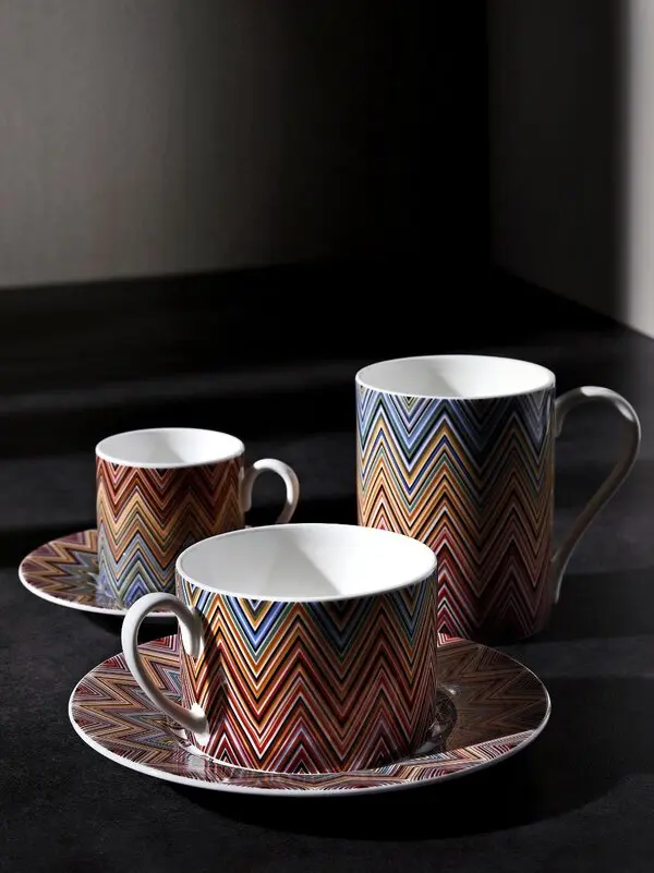 Missoni Zig Zag Jarris Porcelain Tea Set - Multicolour