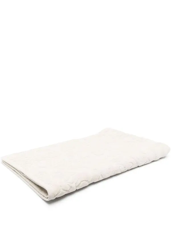Dolce & Gabbana Cotton Terry Bath Mat - Neutrals