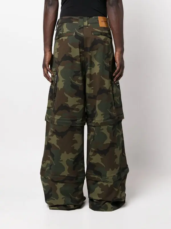 Vetements Transformer Camouflage Cargo Trousers