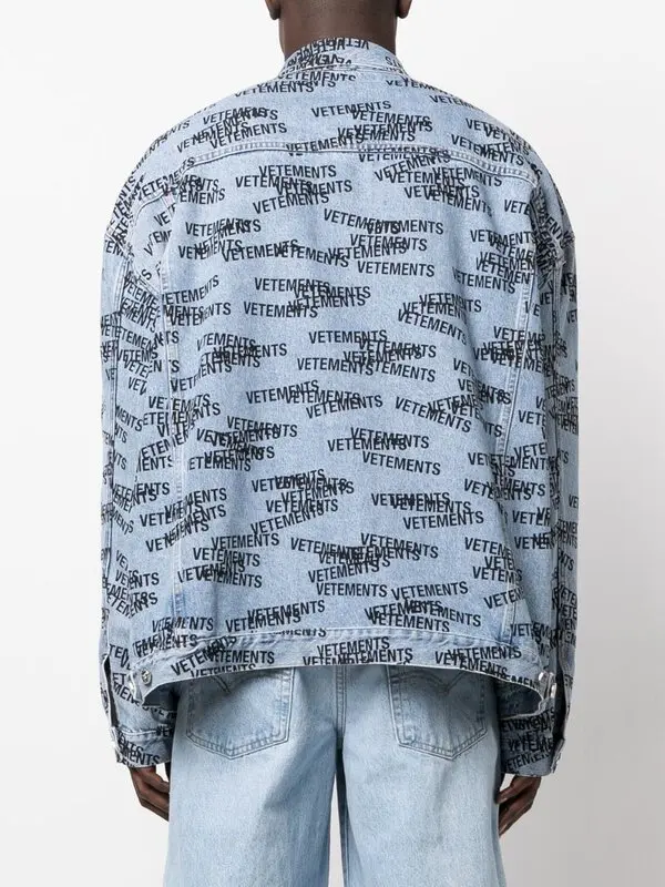 Vetements Logo-print Denim Jacket