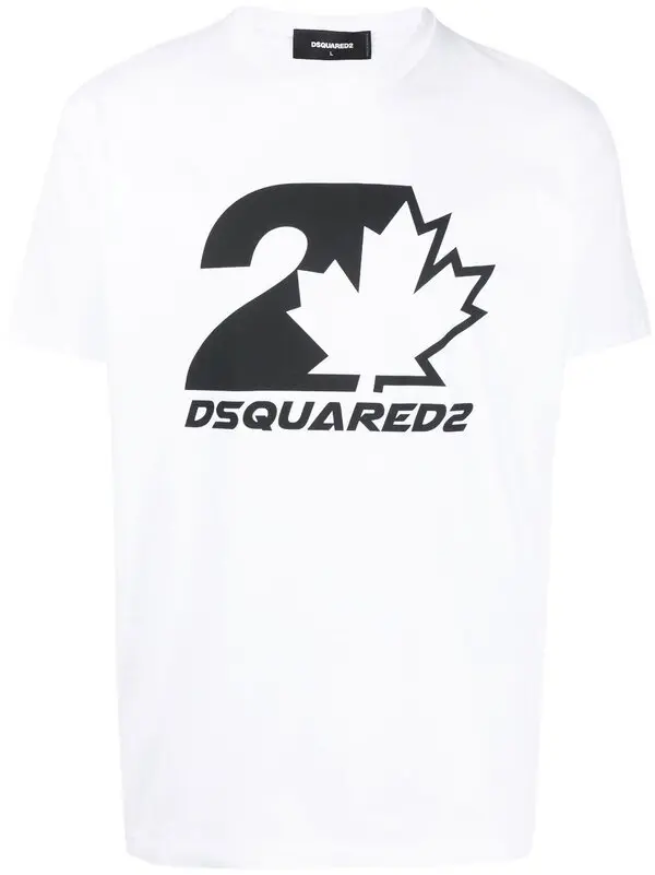 Dsquared2 Logo-print Cotton T-shirt - White