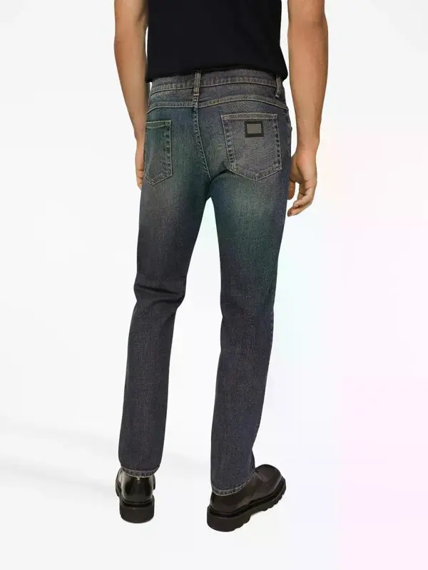 Dolce & Gabbana Logo-plaque Slim Jeans