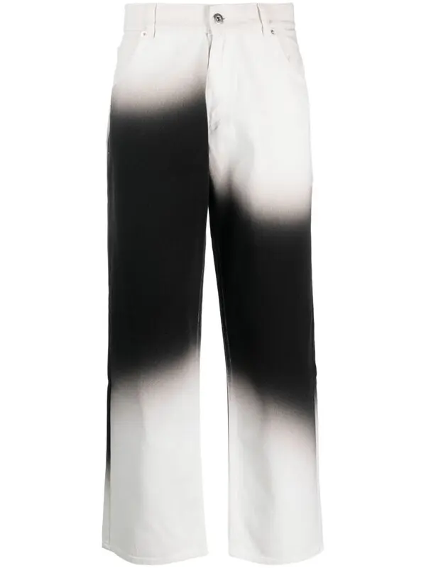 LIBERAL YOUTH MINISTRY Ombré-effect Straight-leg Trousers - Neutrals