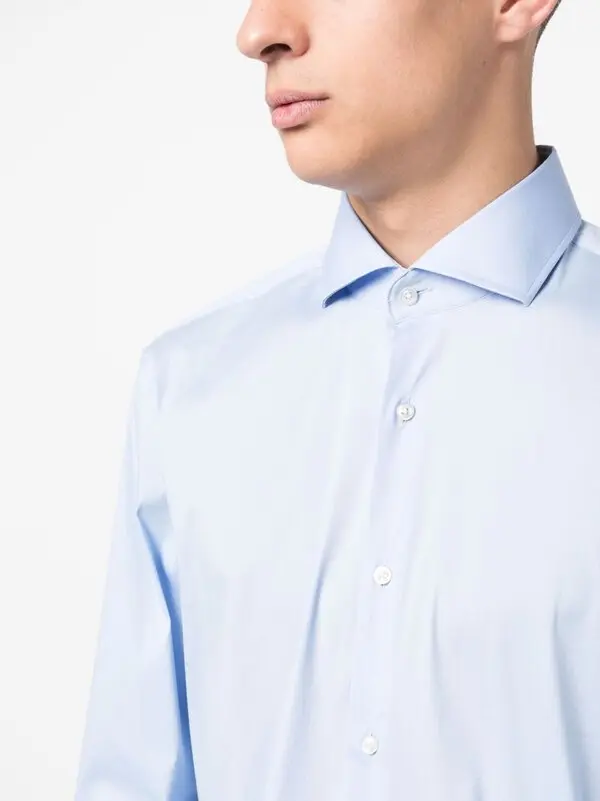 BOSS Classic-collar Long-sleeve Shirt