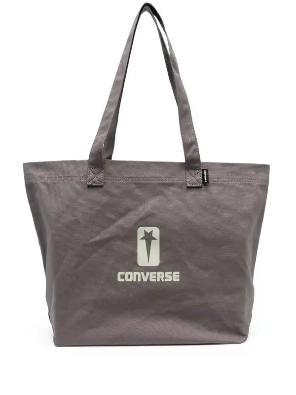 CONVERSE Logo-print Canvas Tote Bag - Neutrals