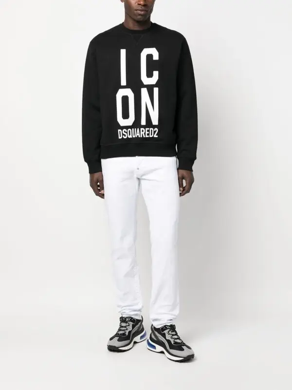 Dsquared2 Icon Logo-print Cotton Sweatshirt
