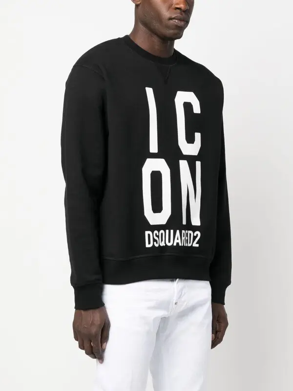 Dsquared2 Icon Logo-print Cotton Sweatshirt