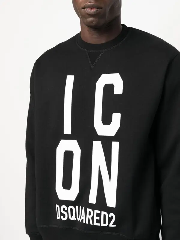 Dsquared2 Icon Logo-print Cotton Sweatshirt