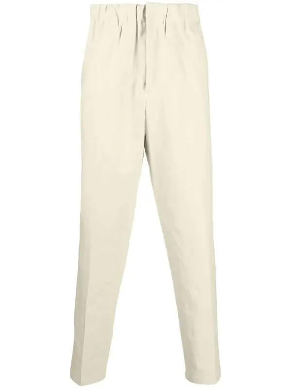 JIL SANDER Elasticated-waistband Cotton Trousers