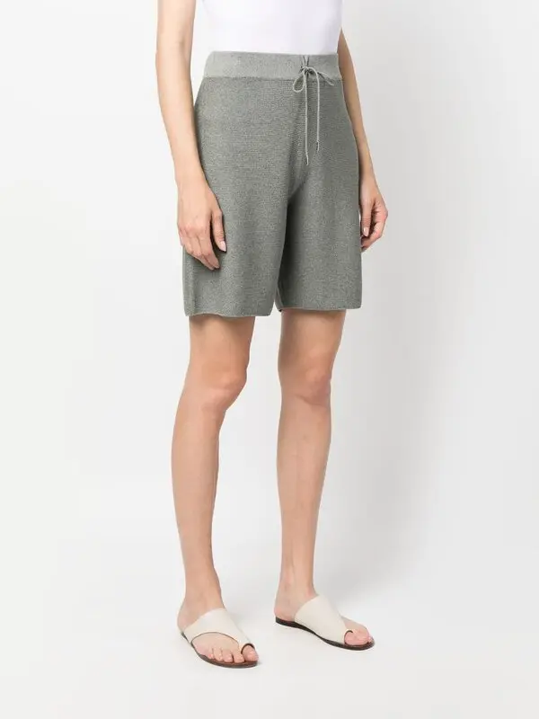 LE TRICOT PERUGIA Drawstring-waist Cotton Shorts
