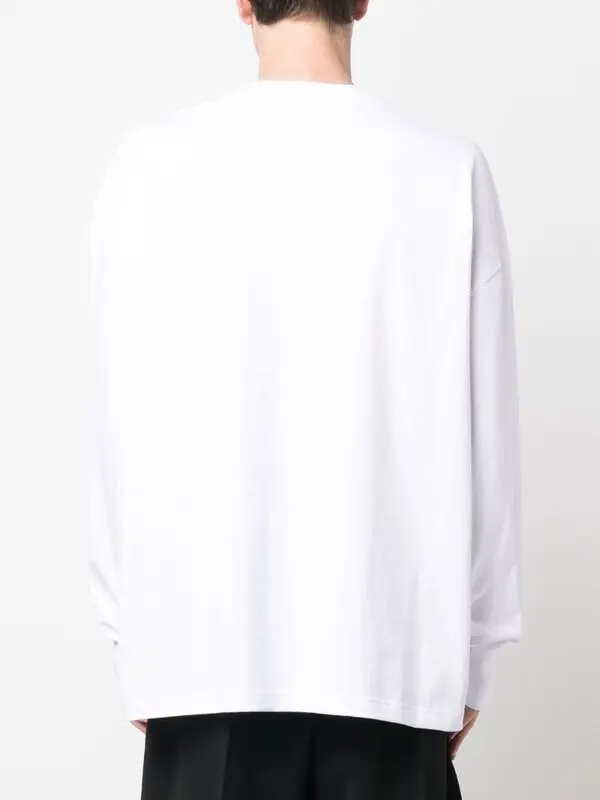 We11Done Logo-print Cotton Sweatshirt