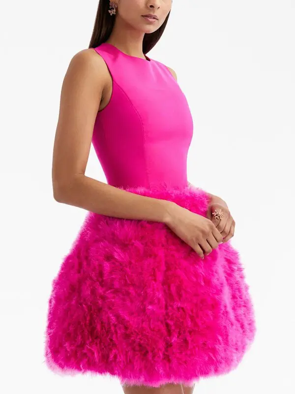 pink marabou dress Vintage Saks Fifth Avenue Pink Marabou Dressing Gown  Cherub Pink Velour  Robe