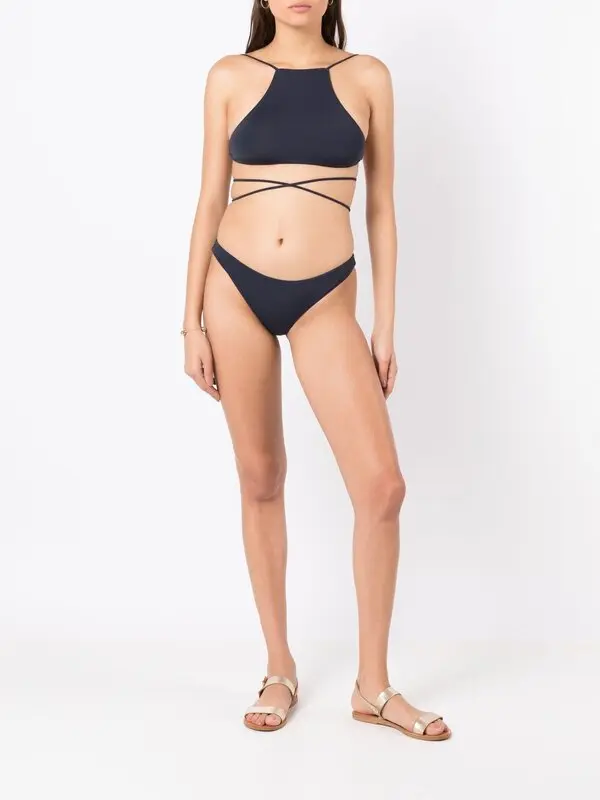 CLUBE BOSSA Crossover-strap Bikini Top