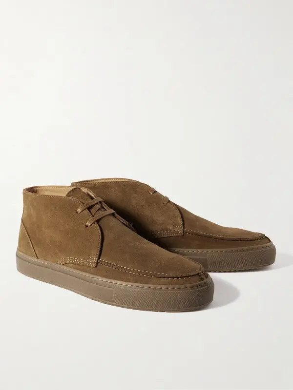Mr P. Larry Split-toe Regenerated Suede Evolo® Chukka Boots  display picture 2