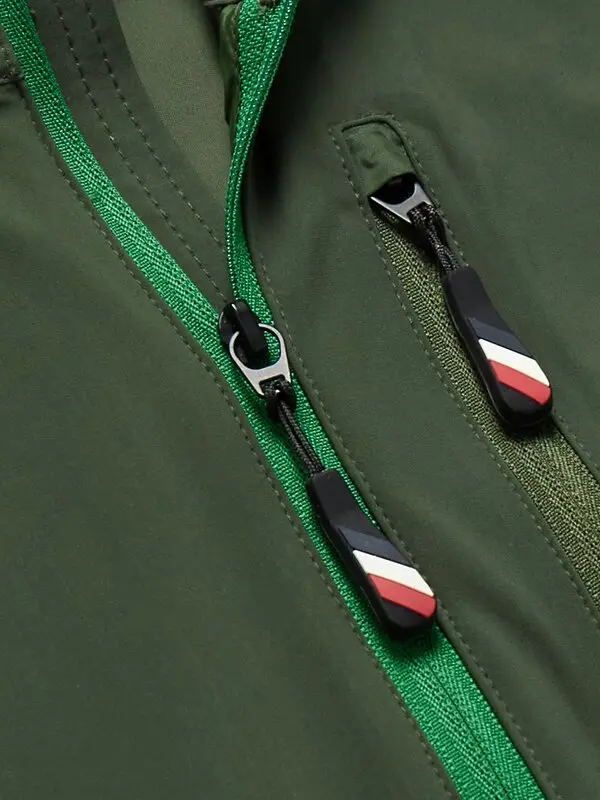 Moncler Logo-appliquéd Stretch-jersey Zip-up Base Layer