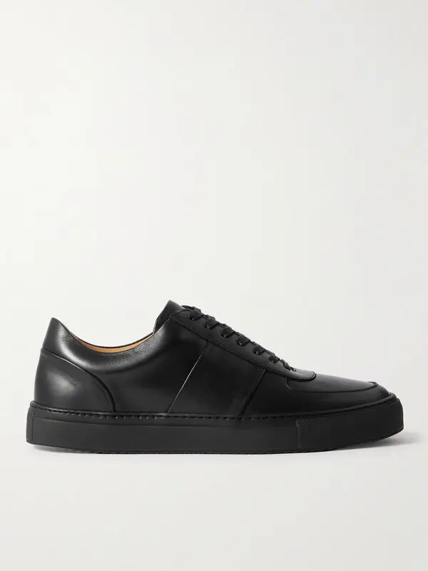 Mr P. Larry Leather Sneakers - Black