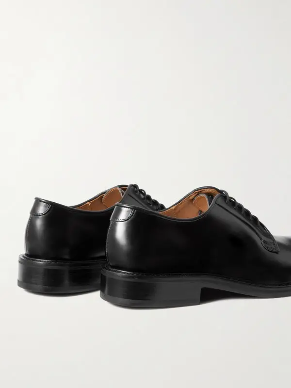 Mr P. Jacques Leather Derby Shoes - Black