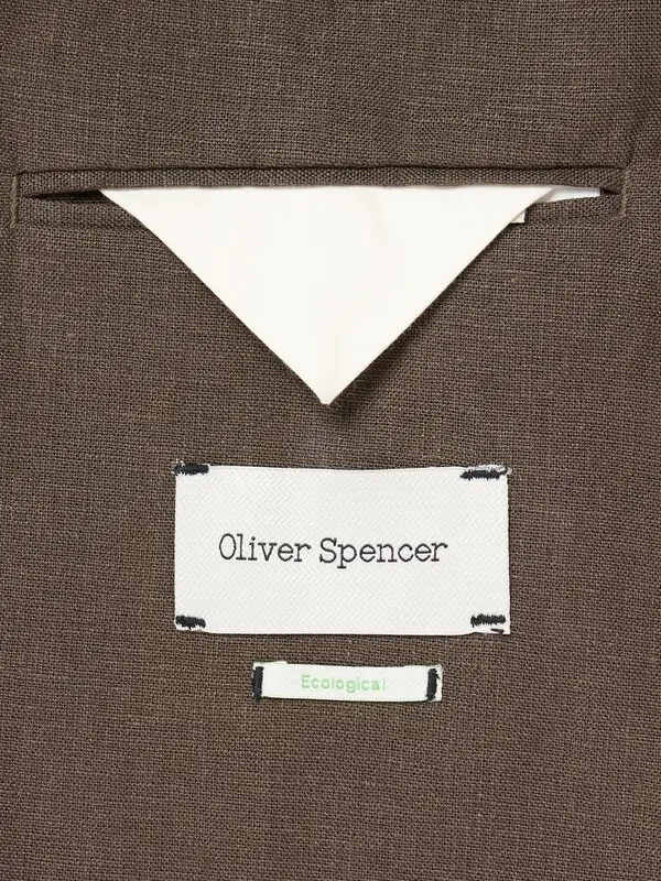 Oliver Peoples Theobald Unstructured Linen Suit Jacket