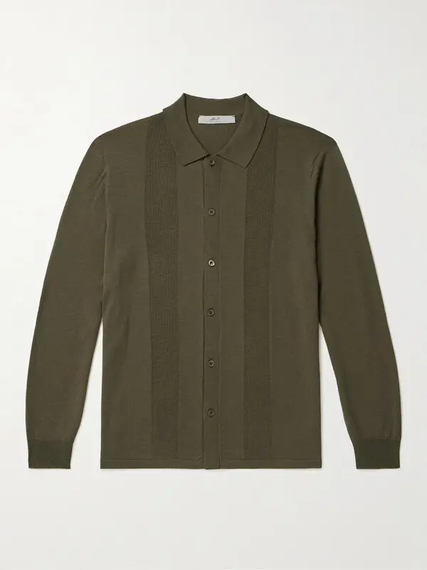 Mr P. Ribbed Wool Shirt
