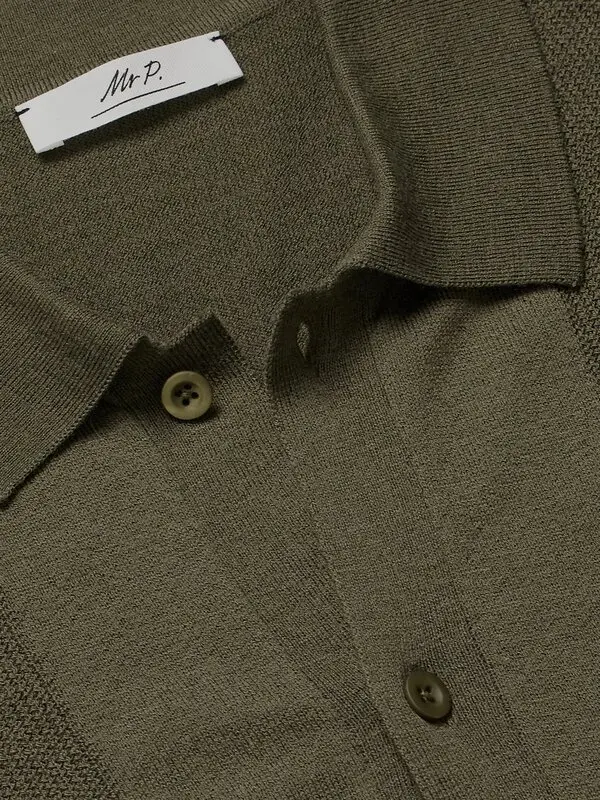 Mr P. Ribbed Wool Shirt