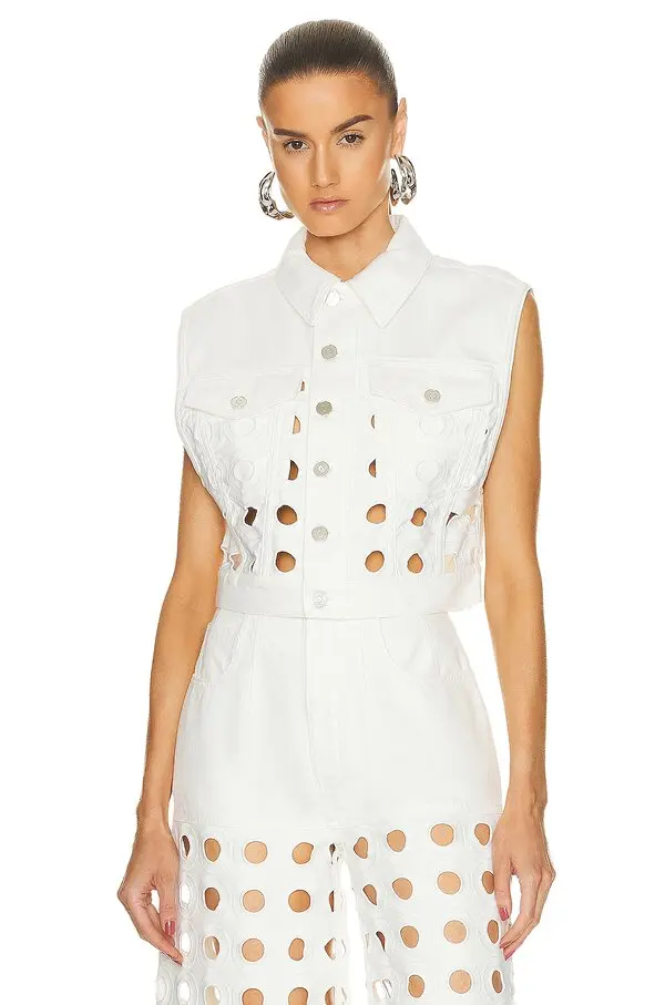 Alaïa Denim Vest