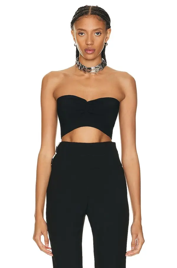 Alaïa Bandeau Top - Noir Ala?a